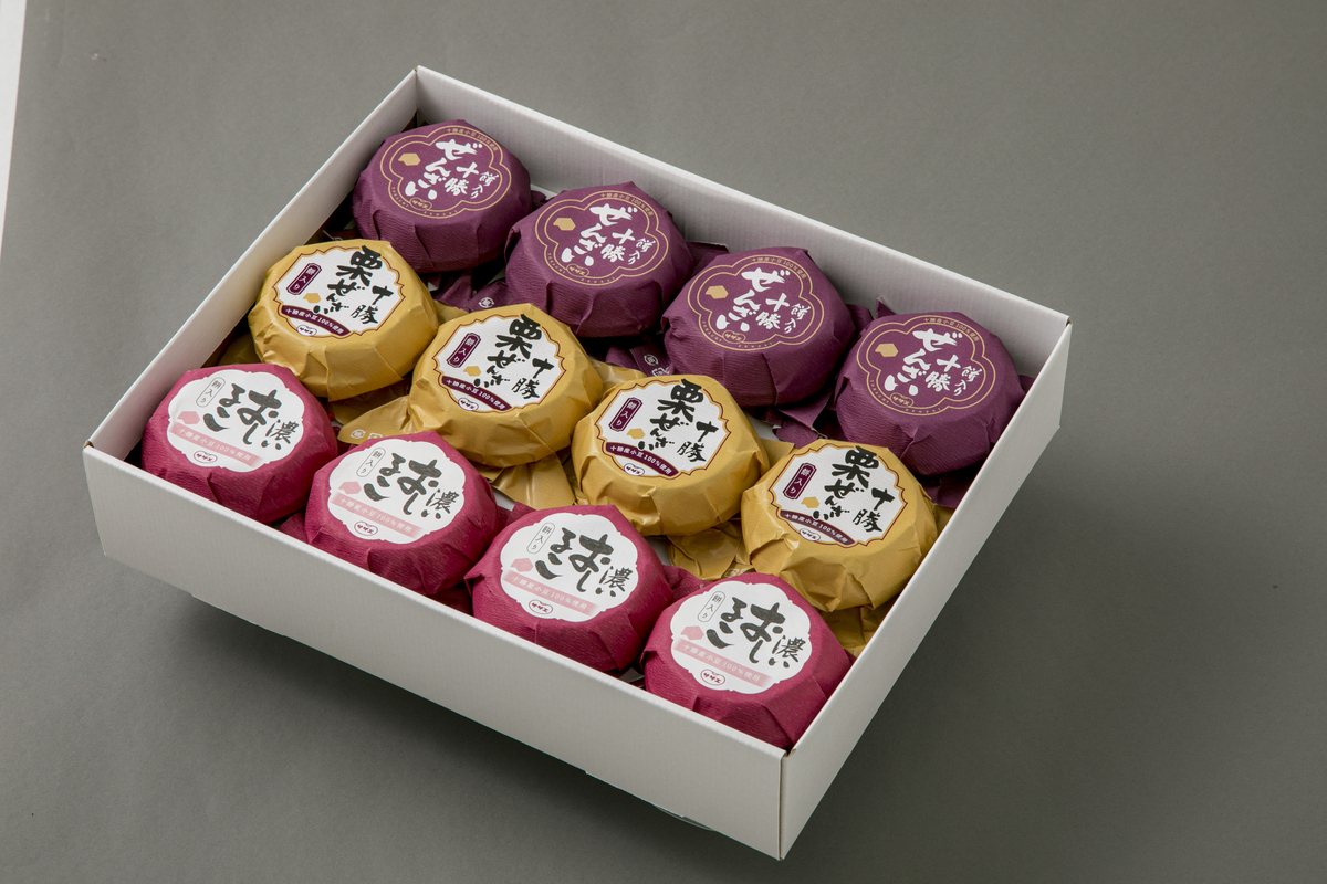 【3】おしるこ・ぜんざい3種セット12個入