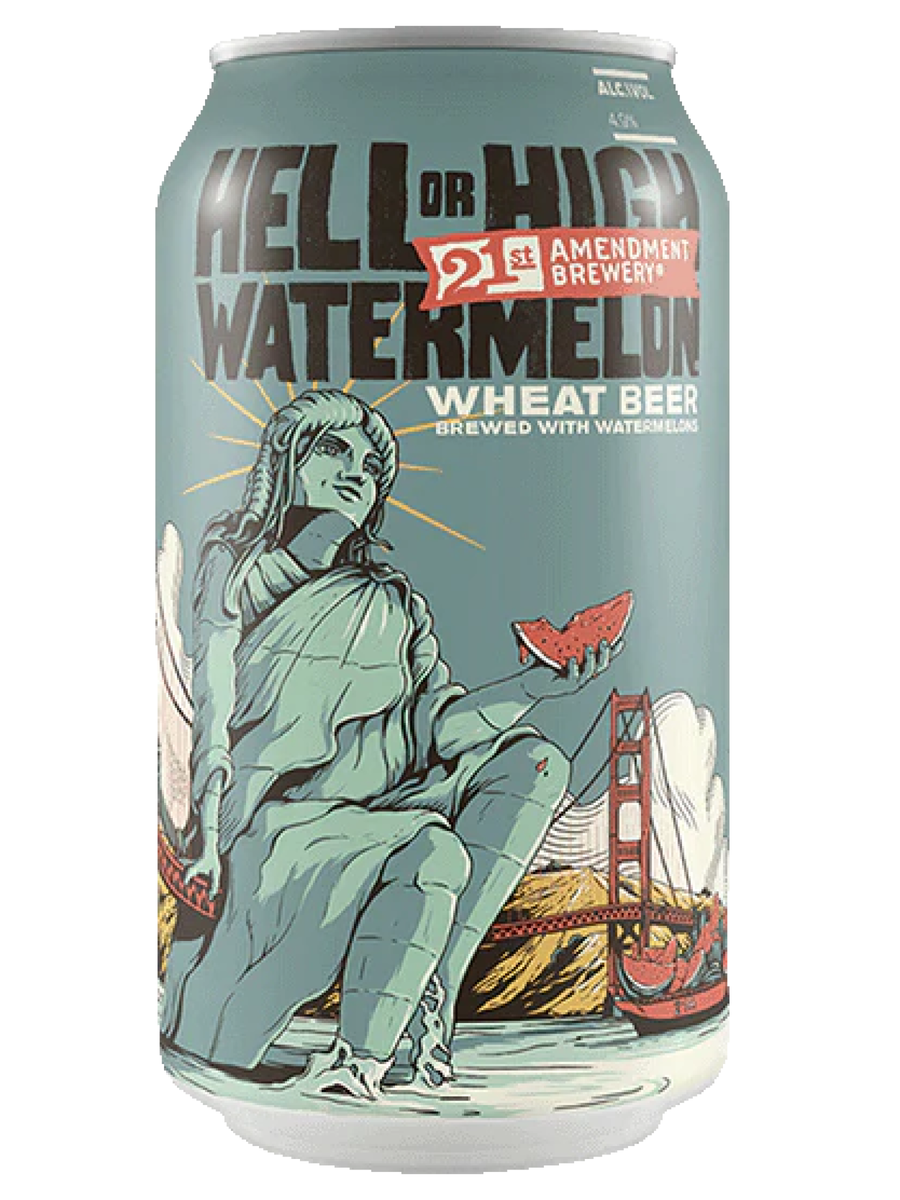 21st Amendment Brewery Hell Or High Watermelon | BUBBLES